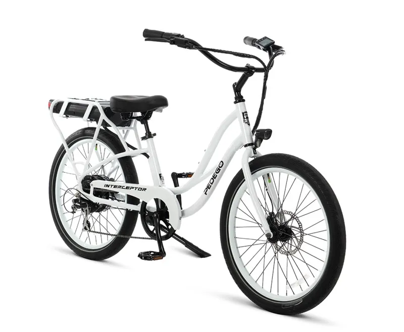 Pedego Interceptor Step Thru White Electric Bike