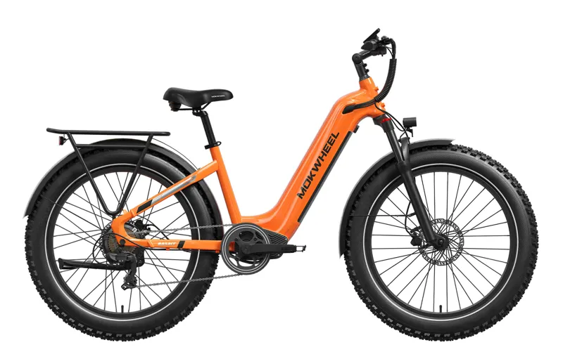 Mokwheel Basalt Step-Thru Fat-Tire Orange 2024